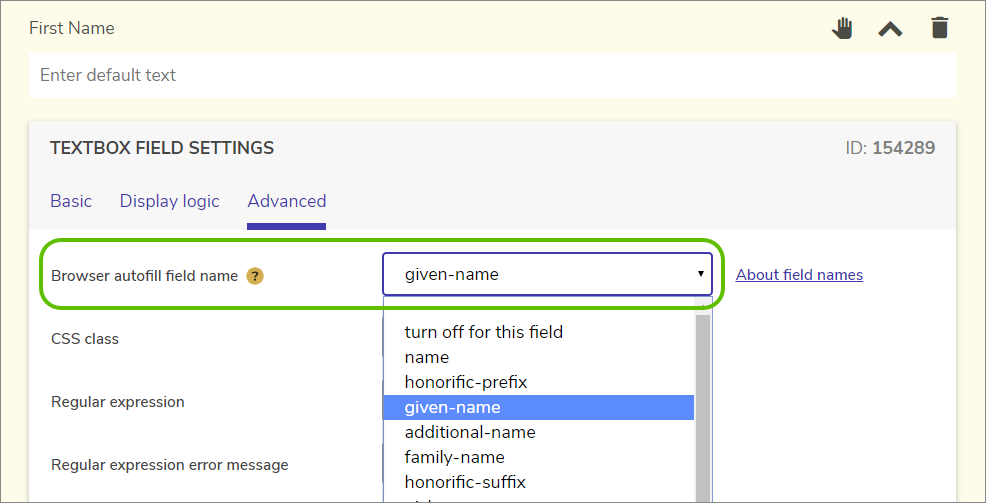 Use Autofill To Help Respondents Answer Forms Openforms Help Center
